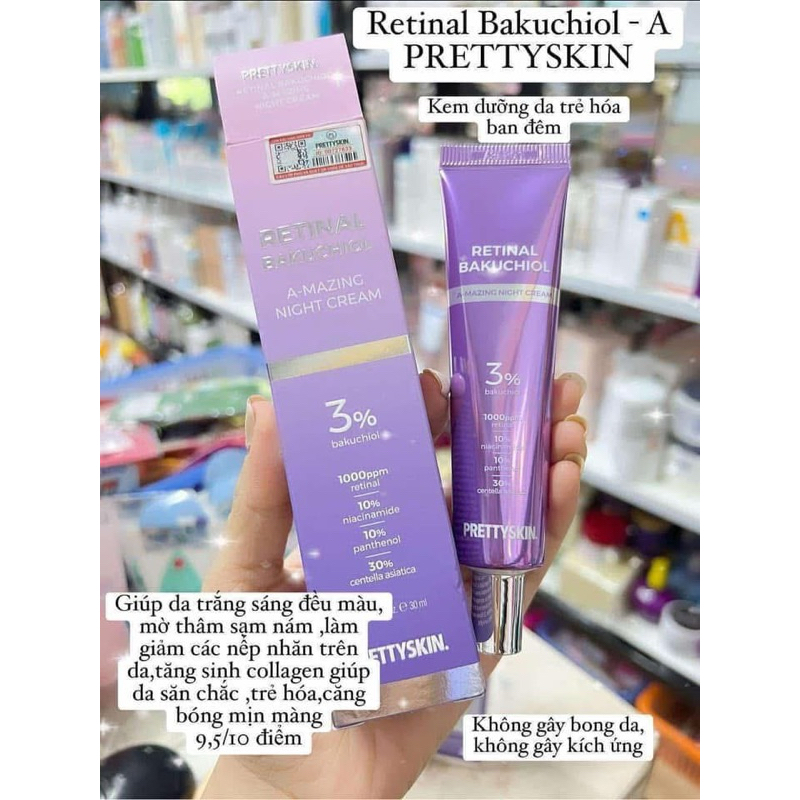 New facial moisturizer Retinol pretty skin bakuchol 30ml | Shopee Malaysia