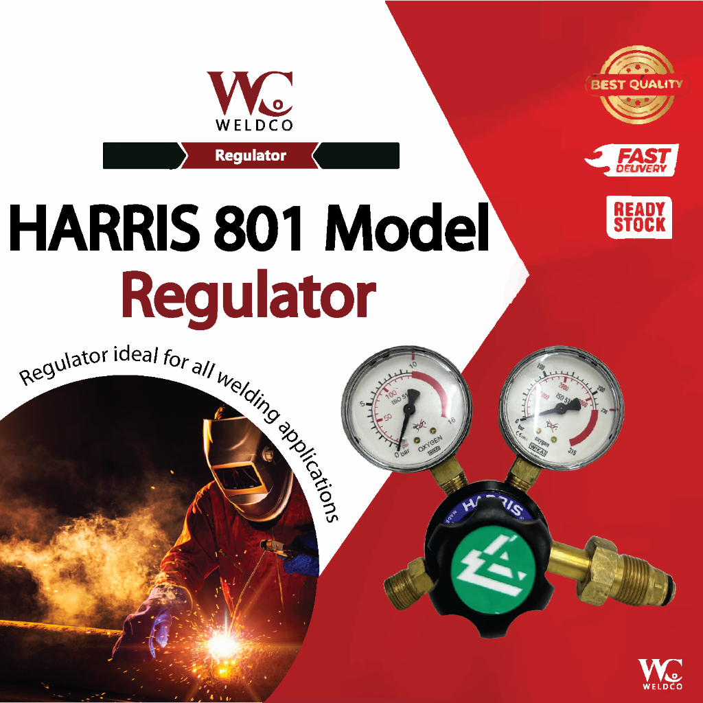 HARRIS 801 Regulator For DA And Oxygen 🔥PREMIUM QUALITY🔥 | Shopee Malaysia