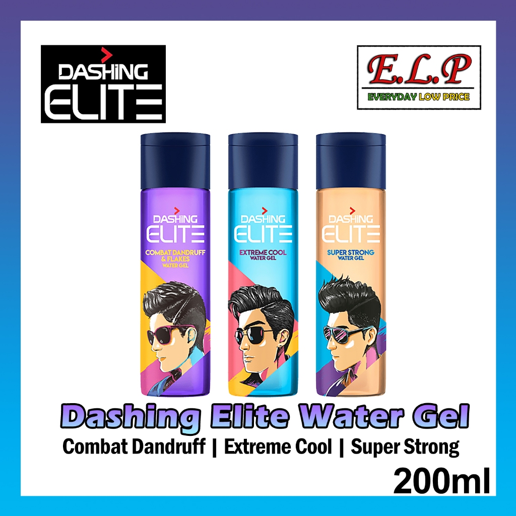Dashing Elite Water Gel 200ml (Super Strong / Extreme Cool / Combat ...