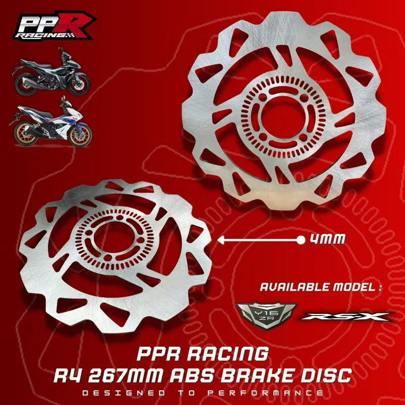 PPR RACING DISC PLATE DEPAN Y15ZR LC135 Y125ZR 135LC Y15 RS150 Y16 RSX ...
