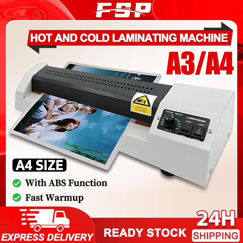 Heavy Duty Laminator A3/A4 Reverse Laminator Cold/Hot Laminator Office Equipment Mesin ...