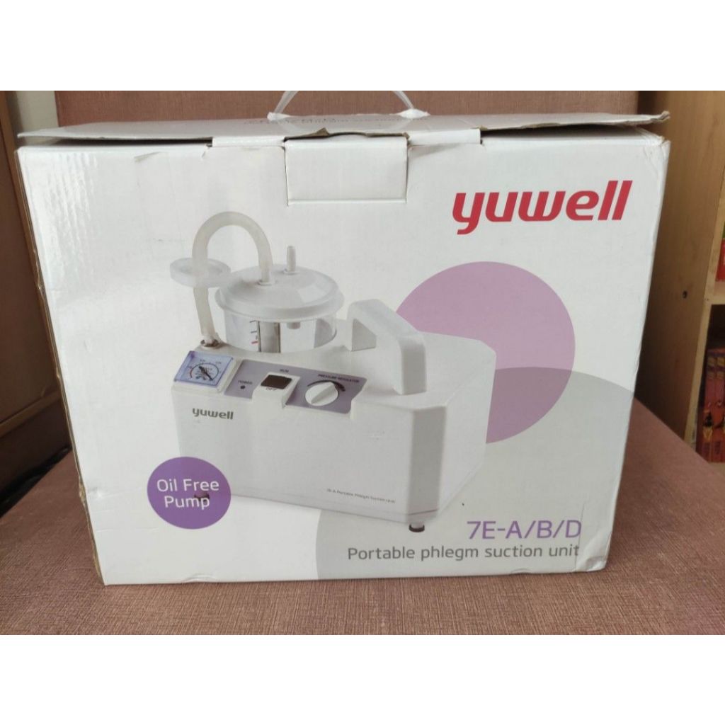 Yuwell portable phlegm suction 7E-A/7E-B (NEW) (open box) | Shopee Malaysia