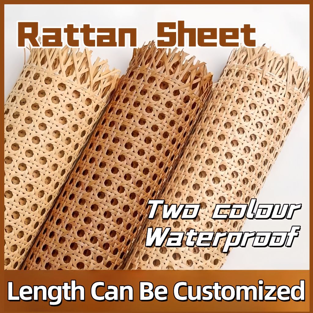 PE Rattan Sheet Rotan Anyaman Synthetic Rattan Netting Woven DIY for ...