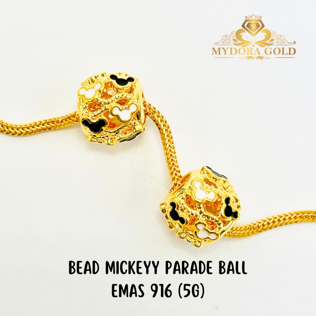MYDORA Bead Mickeyy Parade Ball (5G) l EMAS 916/22K | Shopee Malaysia