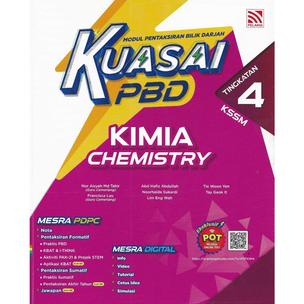 PELANGI MODUL PENTAKSIRAN BILIK DARJAH KUASAI PBD KIMIA / CHEMISTRY ...