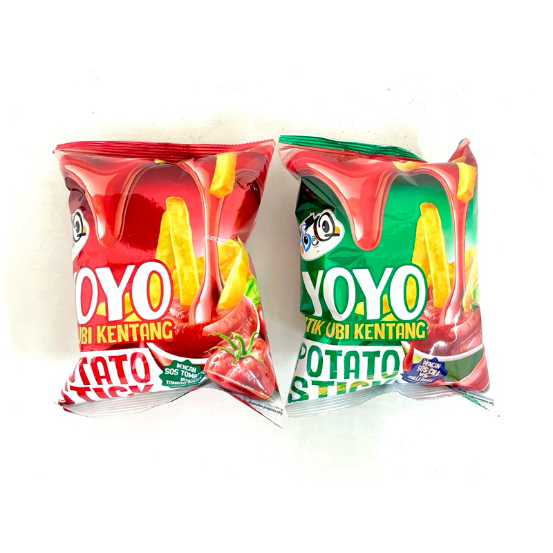 BQ 60gm Yoyo Potato Stick with Sauce Chilli /Tomato Kedai Jajan Borong ...