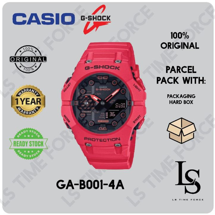 G-SHOCK ORIGINAL GA-B001-4A/GA-B001-4ADR/GA-B001/GAB001 | Shopee Malaysia