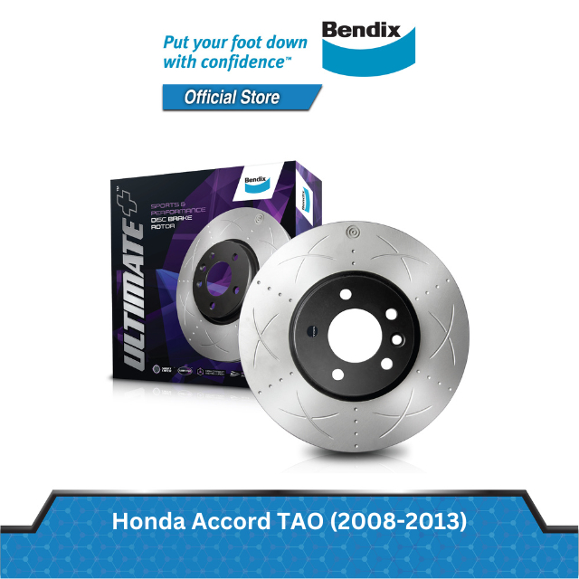 Bendix Ultimate+ Disc Rotor SET (FRONT) : Honda Accord TAO 2008 - 2013 (BR2510 ULT+) | Shopee ...
