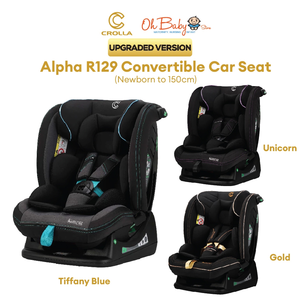 Crolla Alpha R129 Convertible Car Seat (Newborn to 150cm) | Shopee Malaysia