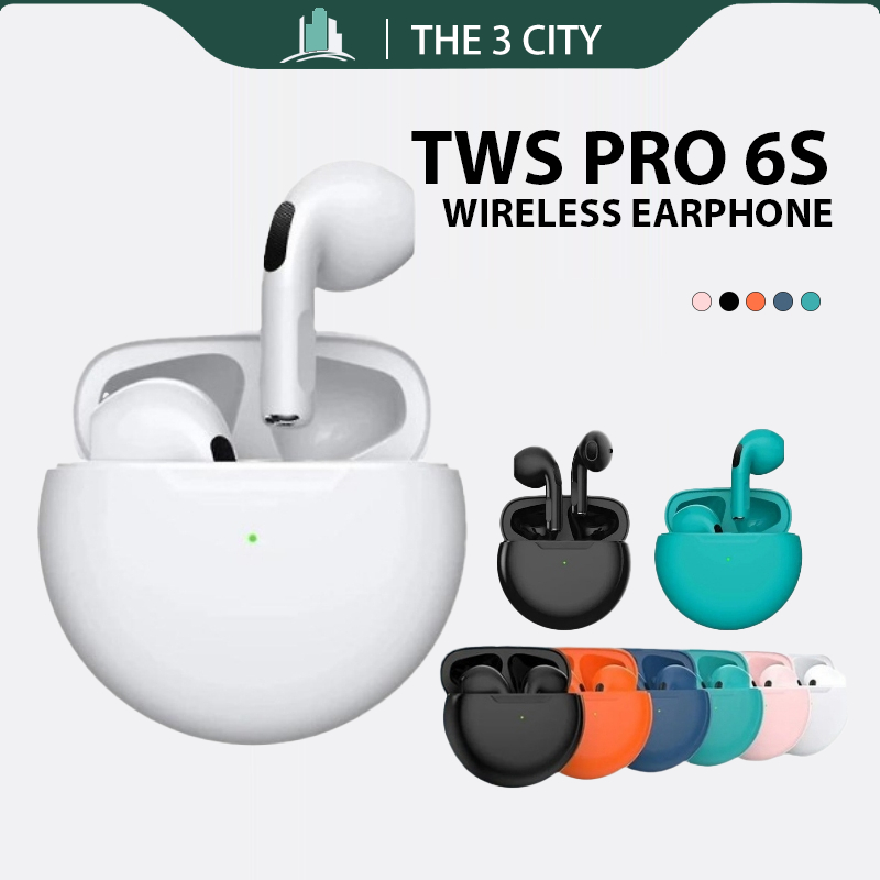 NEW 2024 Pro 6s Wireless Bluetooth Earphone TWS True Wireless Stereo Sports Wireless Headphones ...