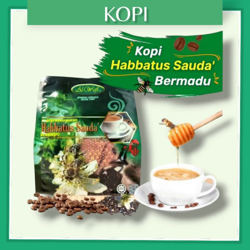 AL-WAFI KOPI PRACAMPURAN HABBATUS SAUDA BERMADU AL-WAFI | ORIGINAL HQ | Shopee Malaysia