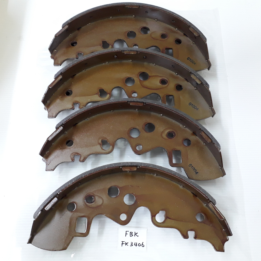 (FBK FK3406) REAR BRAKE SHOE FOR FORD MAXI 2.5 NEW E2500 4PCS SET ...
