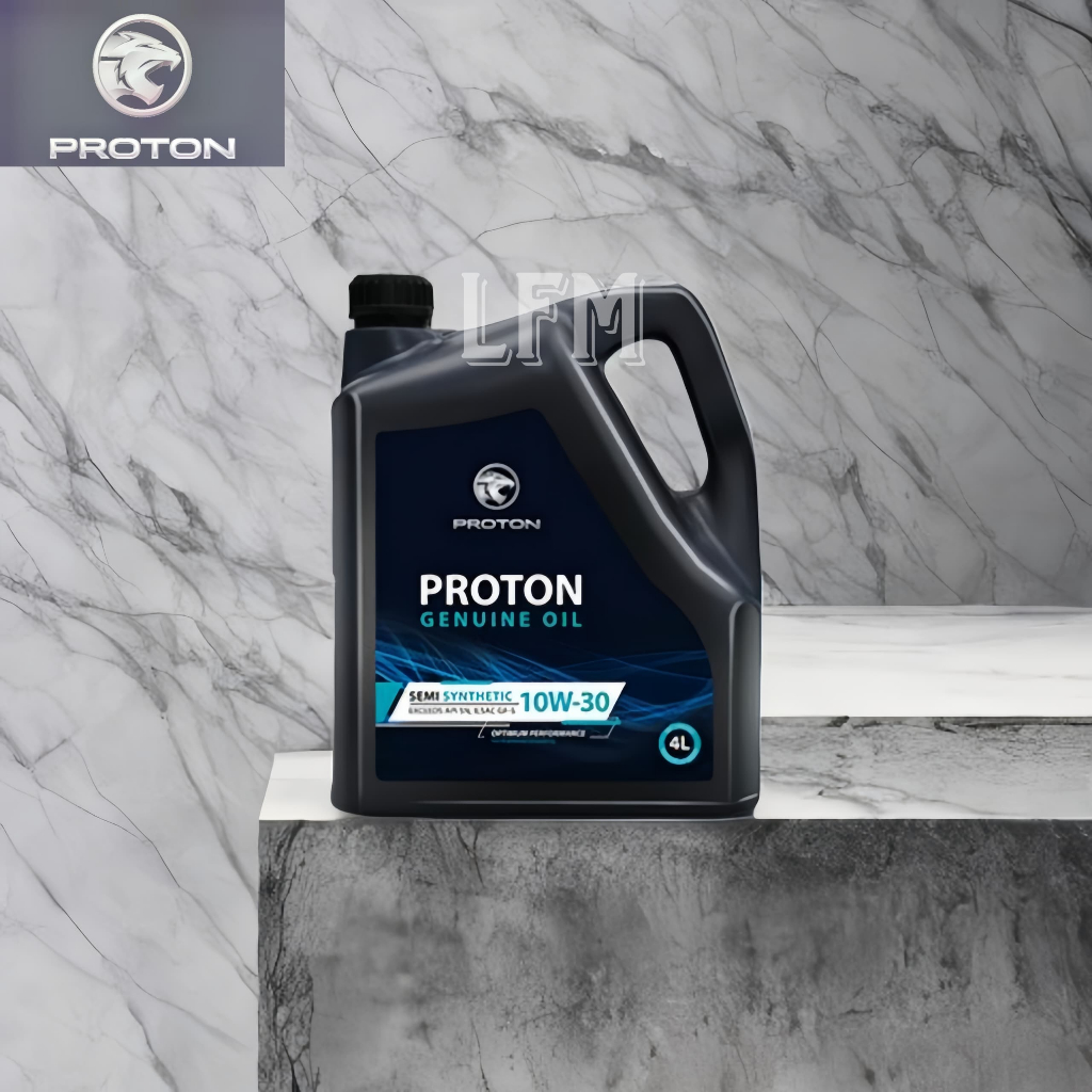 Proton SN 10W30 Semi Synthetic Genuine Engine Oil (4 Liter) Toyota ...