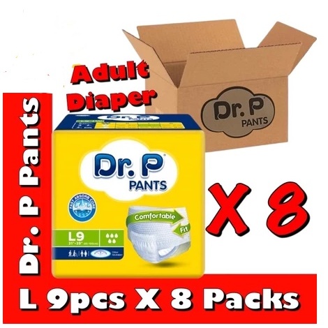 DR.P Pants Tena Adult Pants M 10's 8packs / L 9's 8packs / XL 8's ...