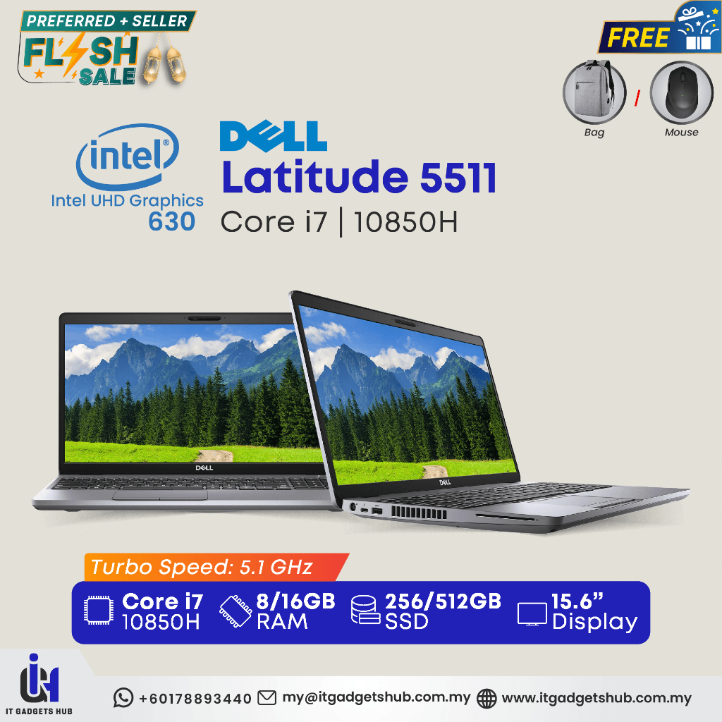 Dell 9th 10th Gen 5000 Series Gaming Laptops | Model 5511 5510 5501 ...