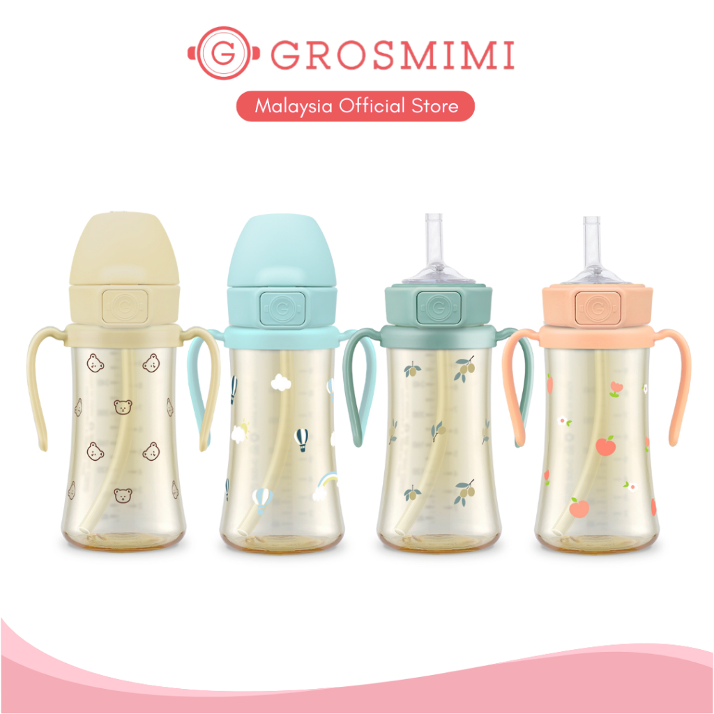 Grosmimi PPSU Leak-Proof Straw Cup (300ml) | Shopee Malaysia