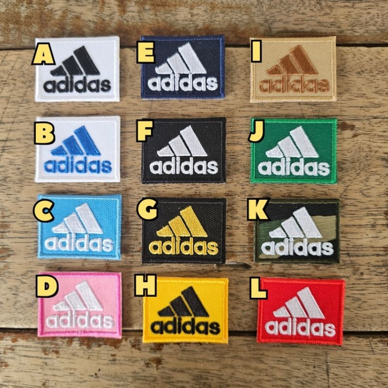 Adidas embroidery patches 09 (Ready Stock) | Shopee Malaysia