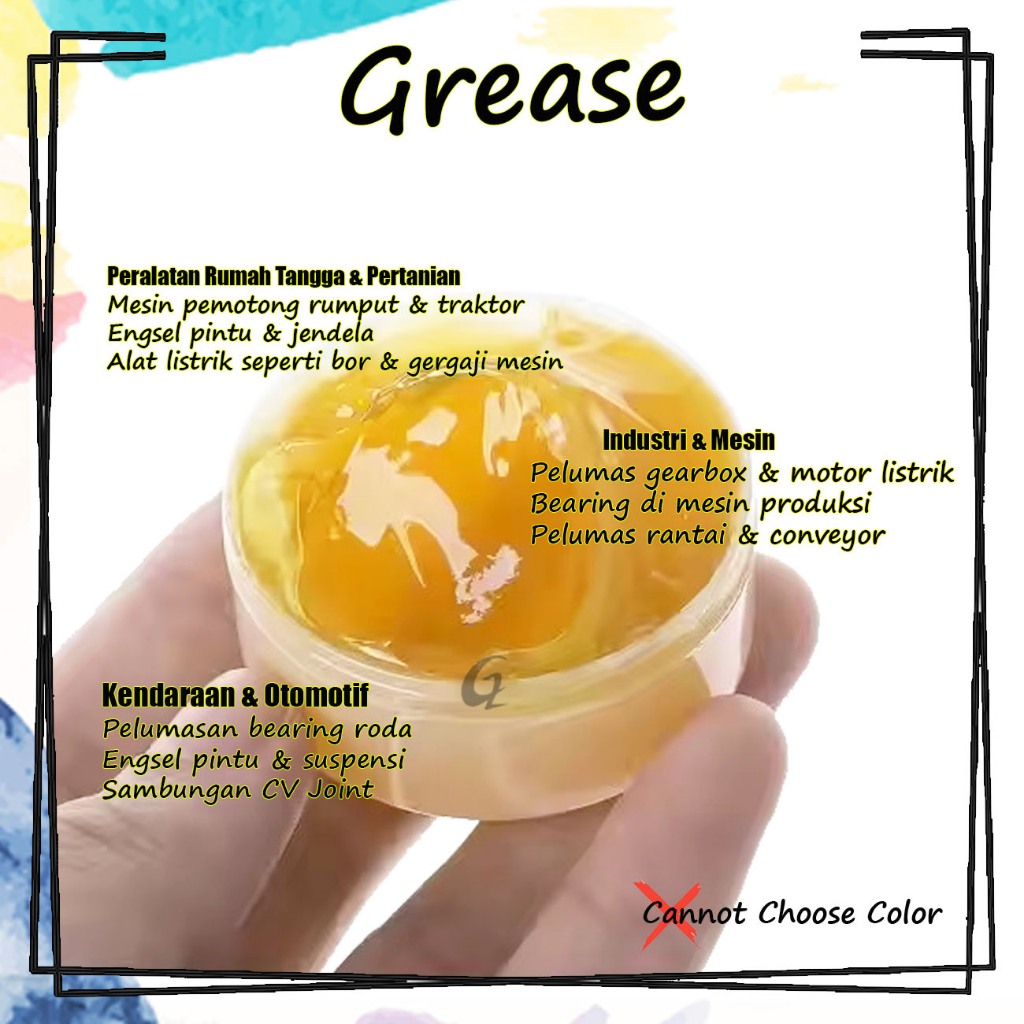 Heavyduty Grease Lubricant Minyak Gris Bearing Yellow Grease Oil Gris ...