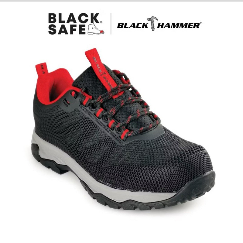 BLACK HAMMER SAFETY SHOES LOW CUT LACE UP BHS201622 | Shopee Malaysia