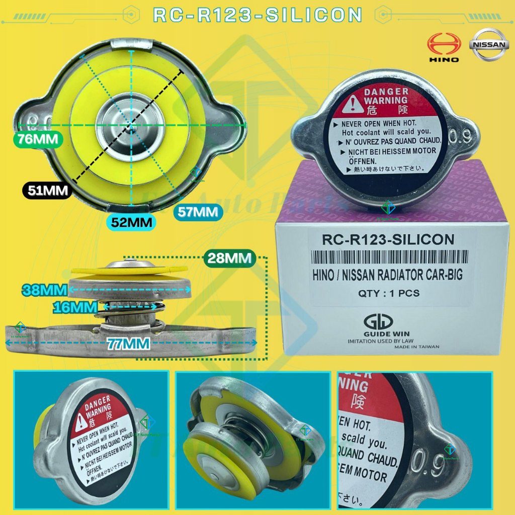 Universal Penutup Tangki Air Big Radiator Cap Fuel For Truck Lorry ...