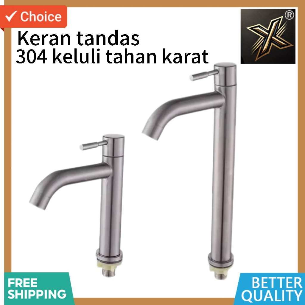 Paip Singki Tandas Bilik Air SUS304 Besi Tahan Karat Untuk Basuh Dan ...