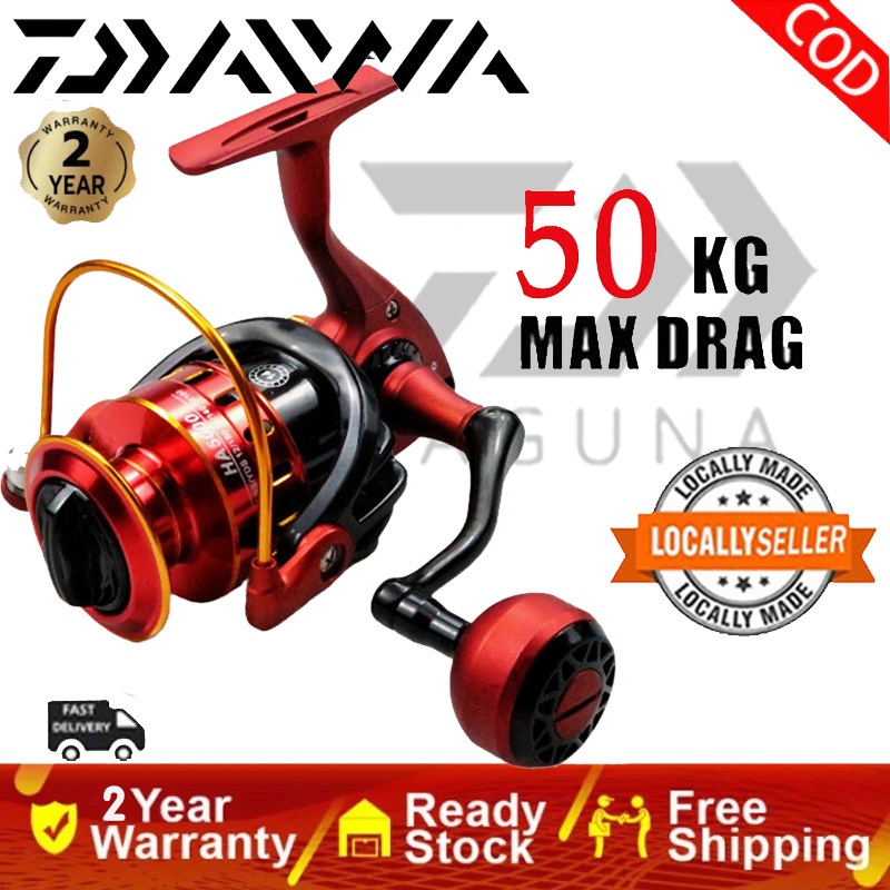 DAIWA Fishing Reel Baitcasting Reel Alat Pancing Abu Garcia Reel ...