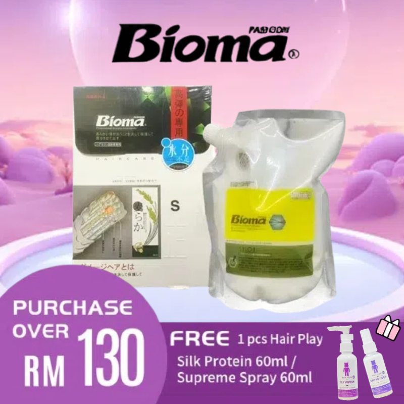 Bioma Meluruskan Ikatan Semula 1000ml/100ml Set Bioma Rebonding Hair ...