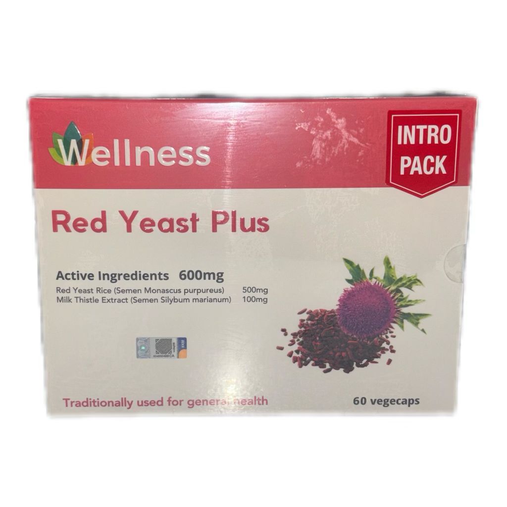 WELLNESS RED YEAST PLUS 2X60S [ EXP : 2026] RED YEAST RICE | Shopee ...