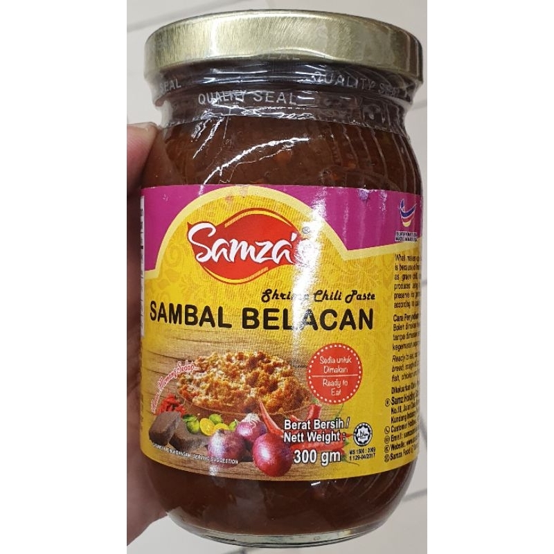 SAMBAL BELACAN SAMZA'S 300G | Shopee Malaysia