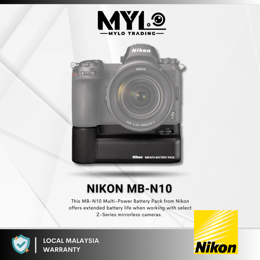 Nikon MB-N10 Multi-Battery Power Pack for Select Z-Series Cameras ...