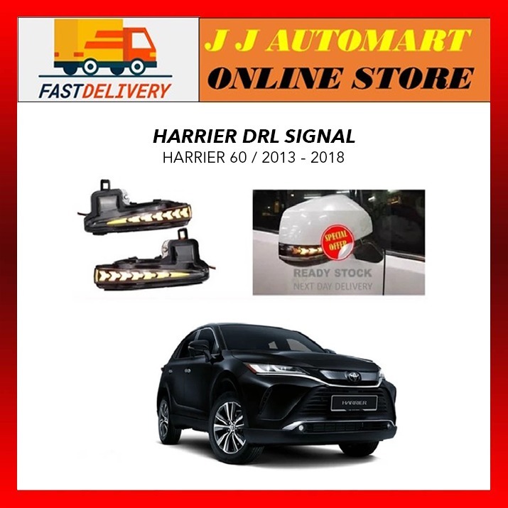 Toyota Harrier XU60 2013-2018 Side Mirror Sequential Turn Signal rear ...