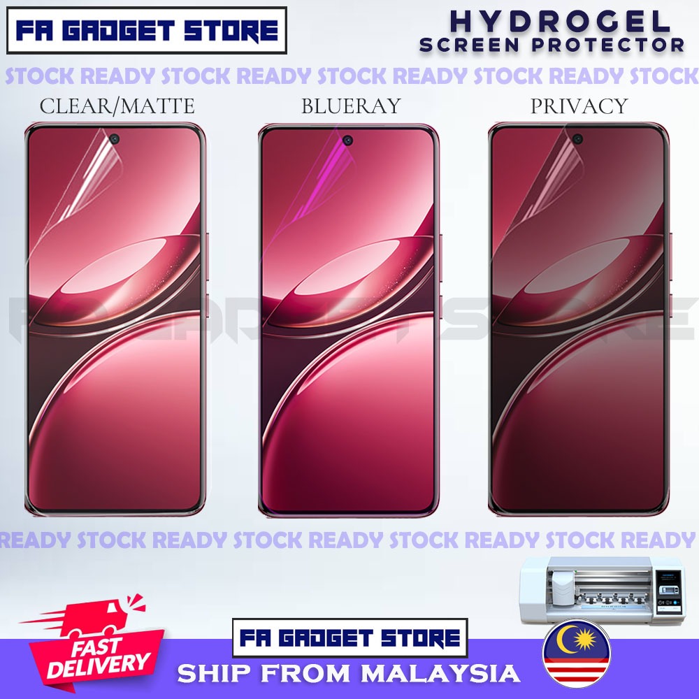Vivo V50 5G | Lite | V40 5G | Pro | V30e 5G V30 V29 5G V27 V27e Full Cover Curve TPU Hydrogel ...