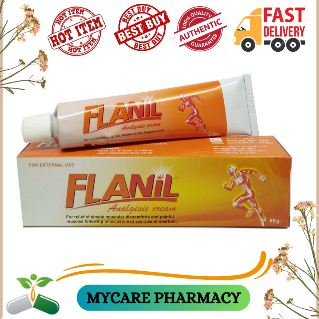 FLANIL Analgesic Cream 30g | Shopee Malaysia