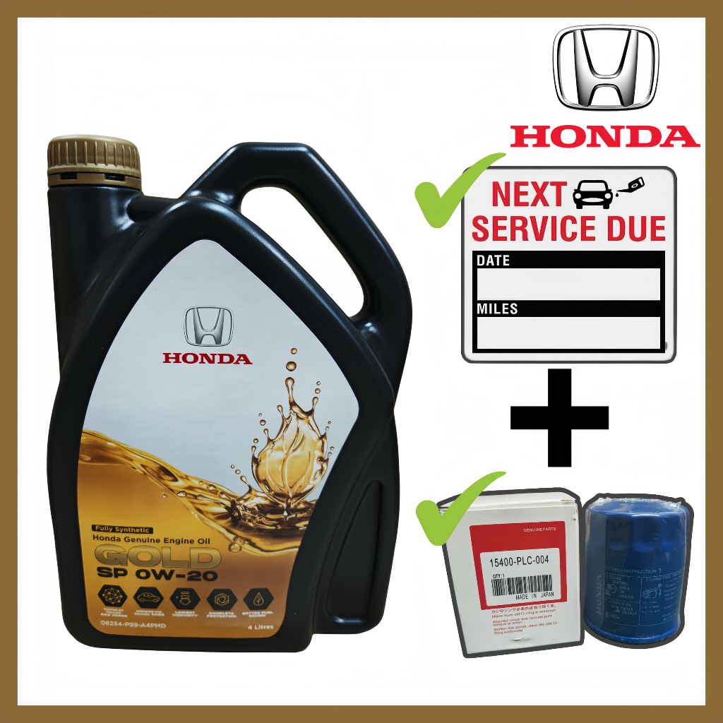 Honda SN 0W20 Fully Synthetic Engine Oil (4 Liter) JAZZ CITY HRV BRV ...