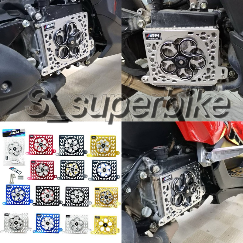 YAMAHA NVX155 NMAX155 V1 V2 RADIATOR COVER CNC ALLOY COOLANT COVER NET ...