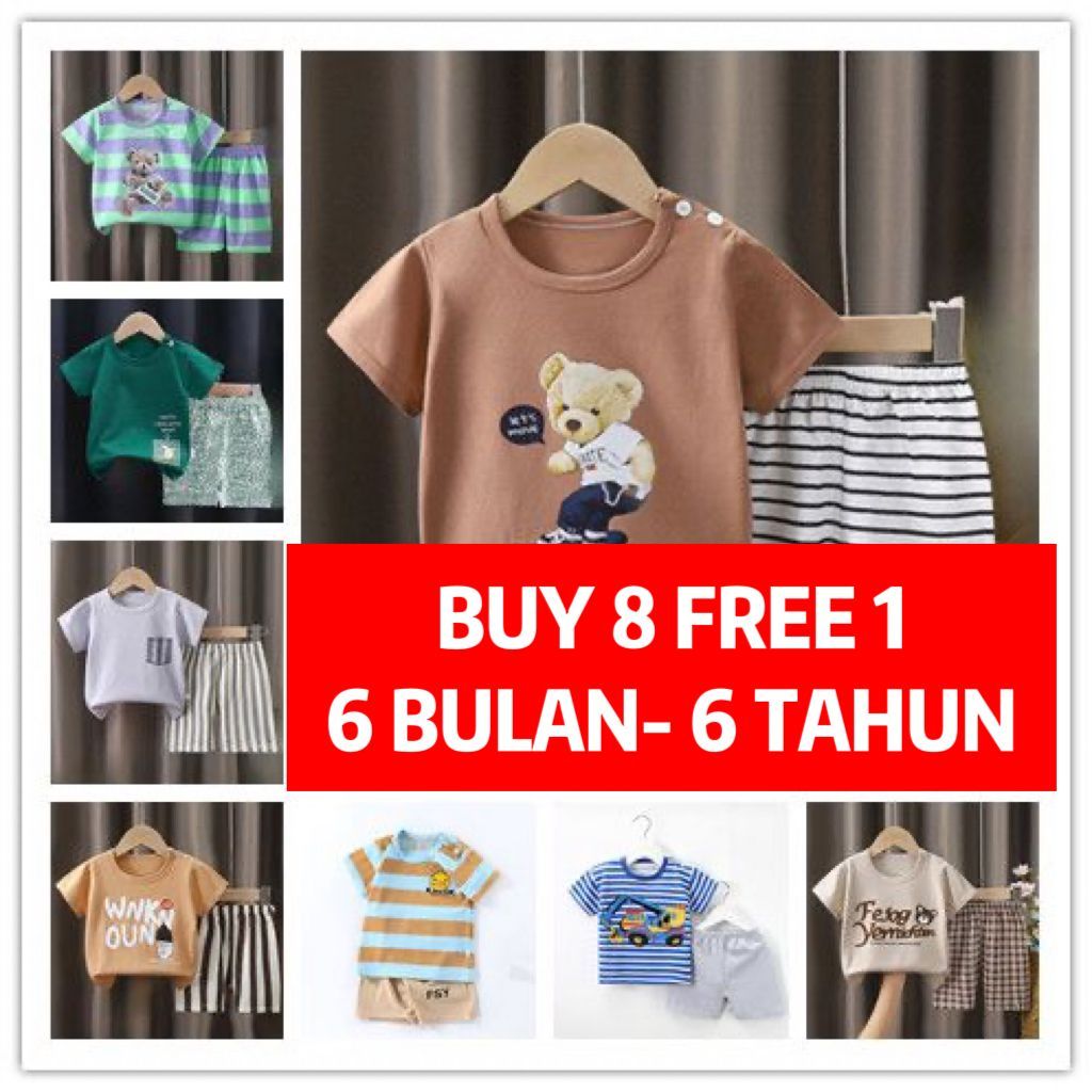 Cotton Baby Clothing Baby Clothes Baju Bayi Baju Budak Set Baby Shirt ...
