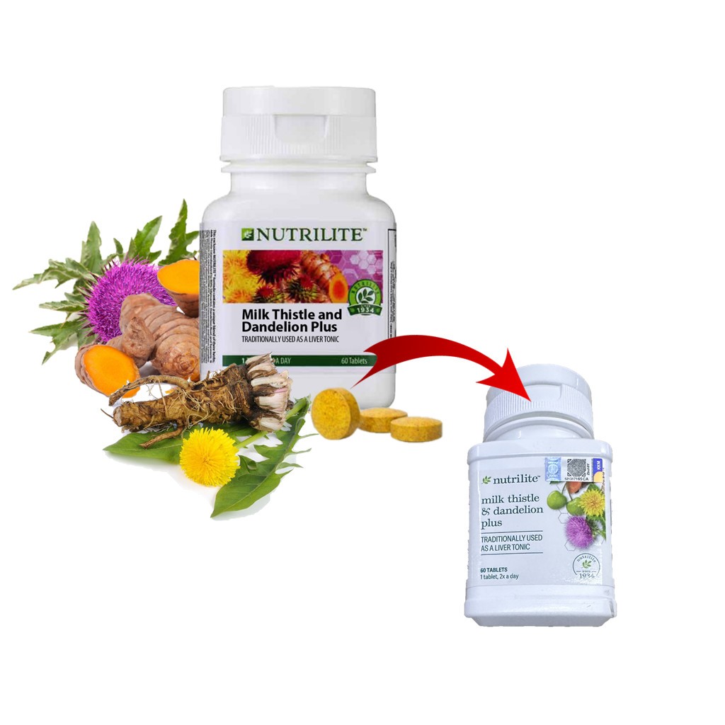 Nutrilite Milk Thistle And Dandelion Plus - 60 Tab | Shopee Malaysia