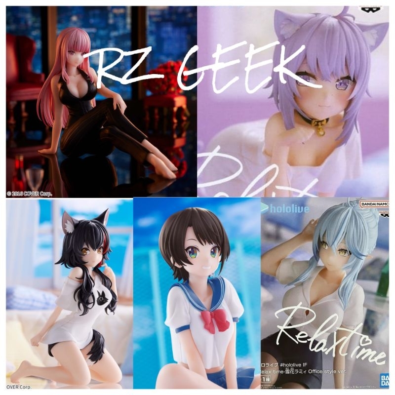 Banpresto Hololive Relax Time Shirakami Fubuki Akai Haato Yukihana Lamy Figure | Shopee Malaysia