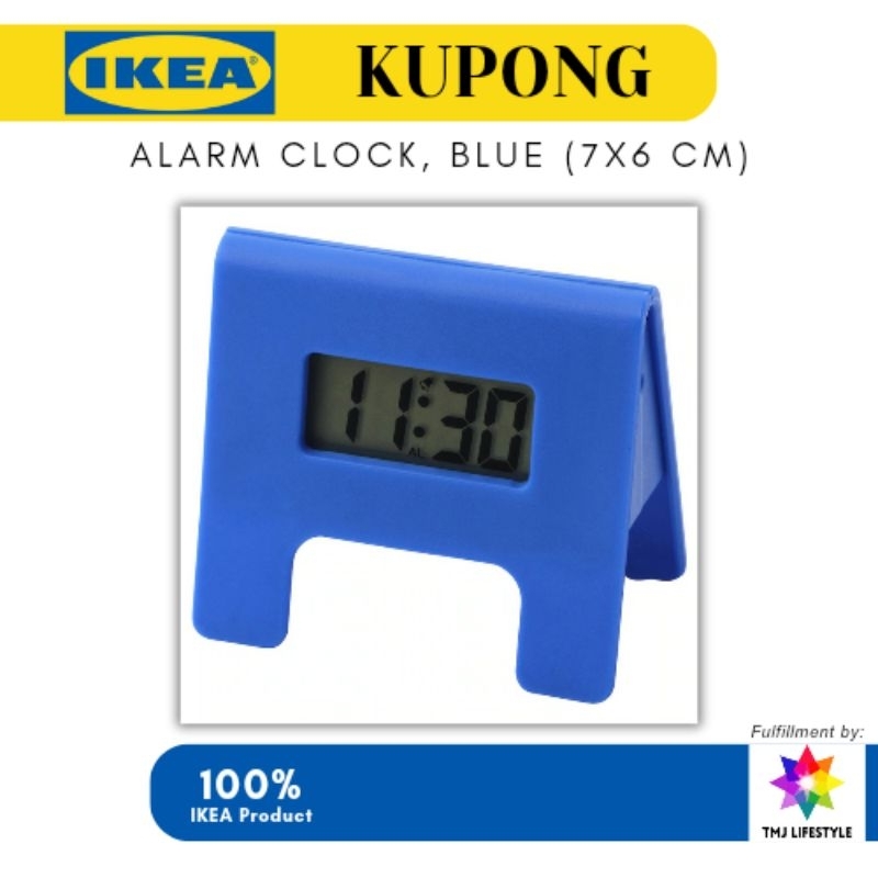 IKEA KUPONG - Alarm Clock, Blue (7x6 cm) | Shopee Malaysia