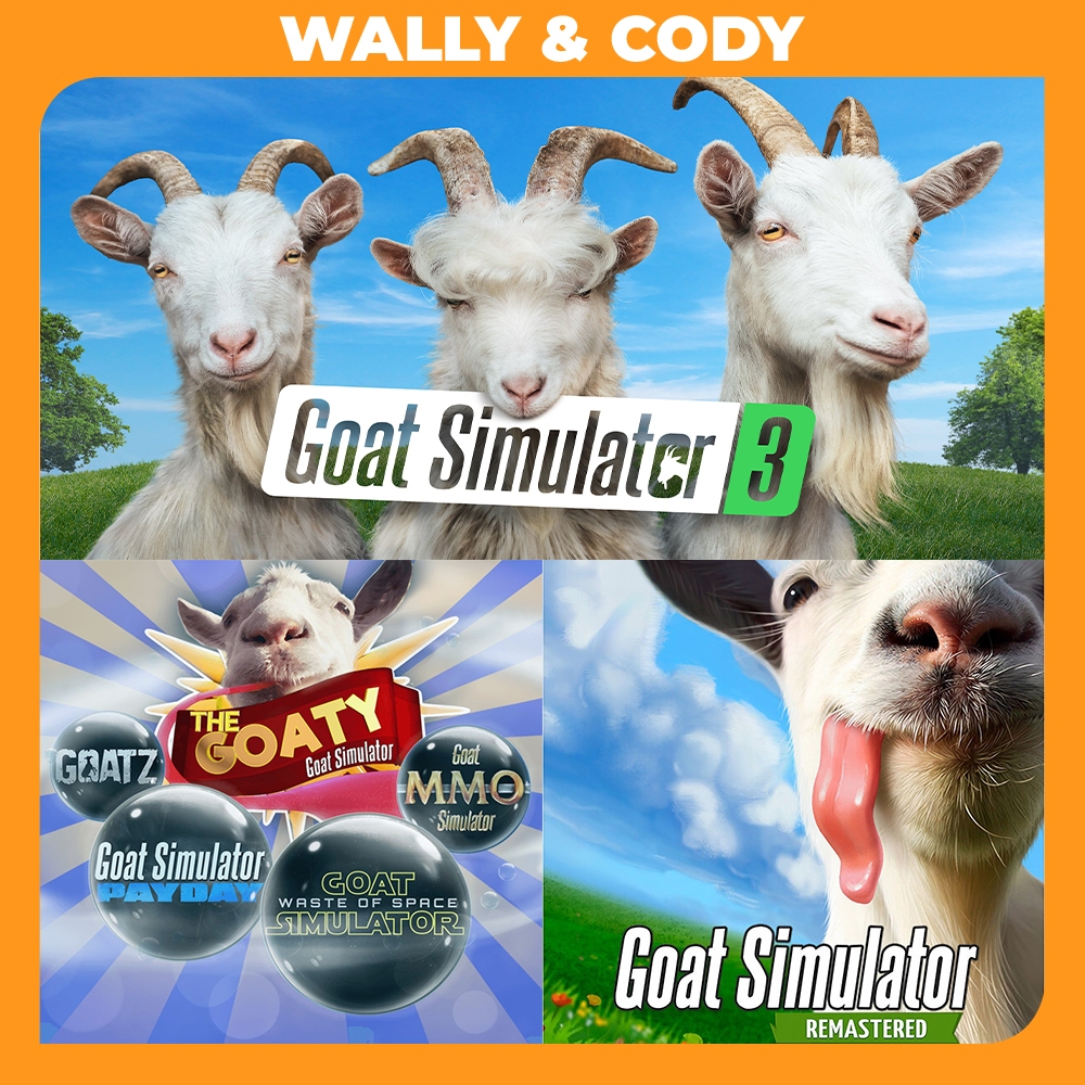 [𝐎𝐍𝐋𝐈𝐍𝐄 𝐂𝐎-𝐎𝐏] GOAT SIMULATOR 3 GAME COLLECTION ( DLC + UPDATES ...