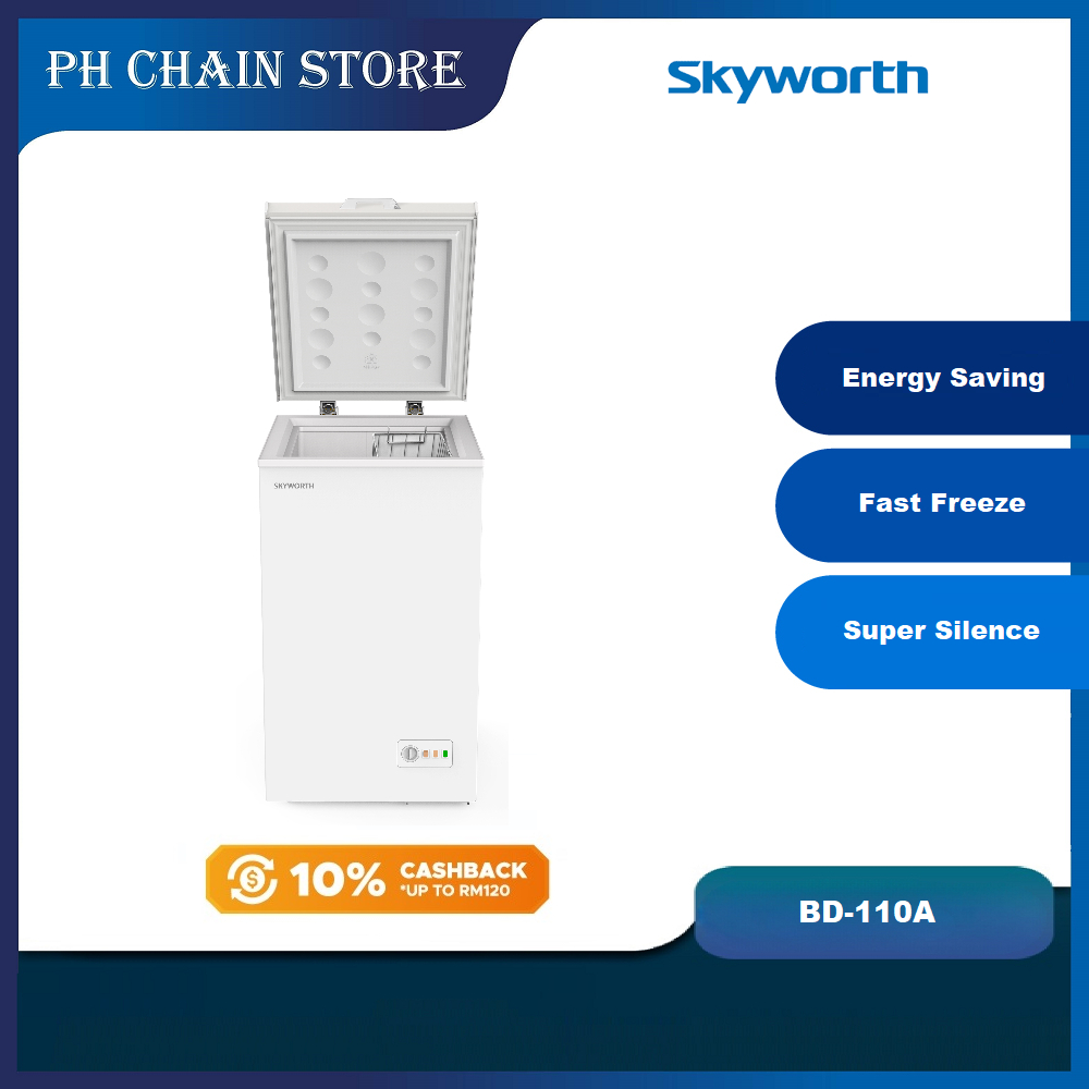 SKYWORTH BD-110A 100L CHEST FREEZER | Shopee Malaysia