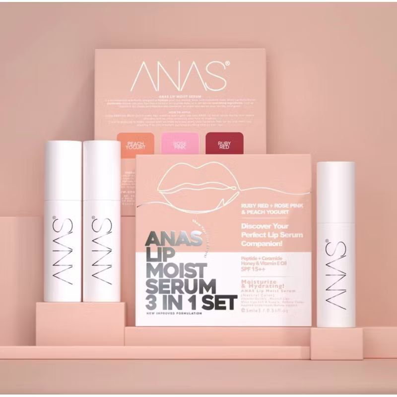 ANAS LIP SET | ANAS SET MATA MEGA | ANAS LIP MOIST SERUM | ANAS EYESHADOW & BLUSHER | ANAS ...