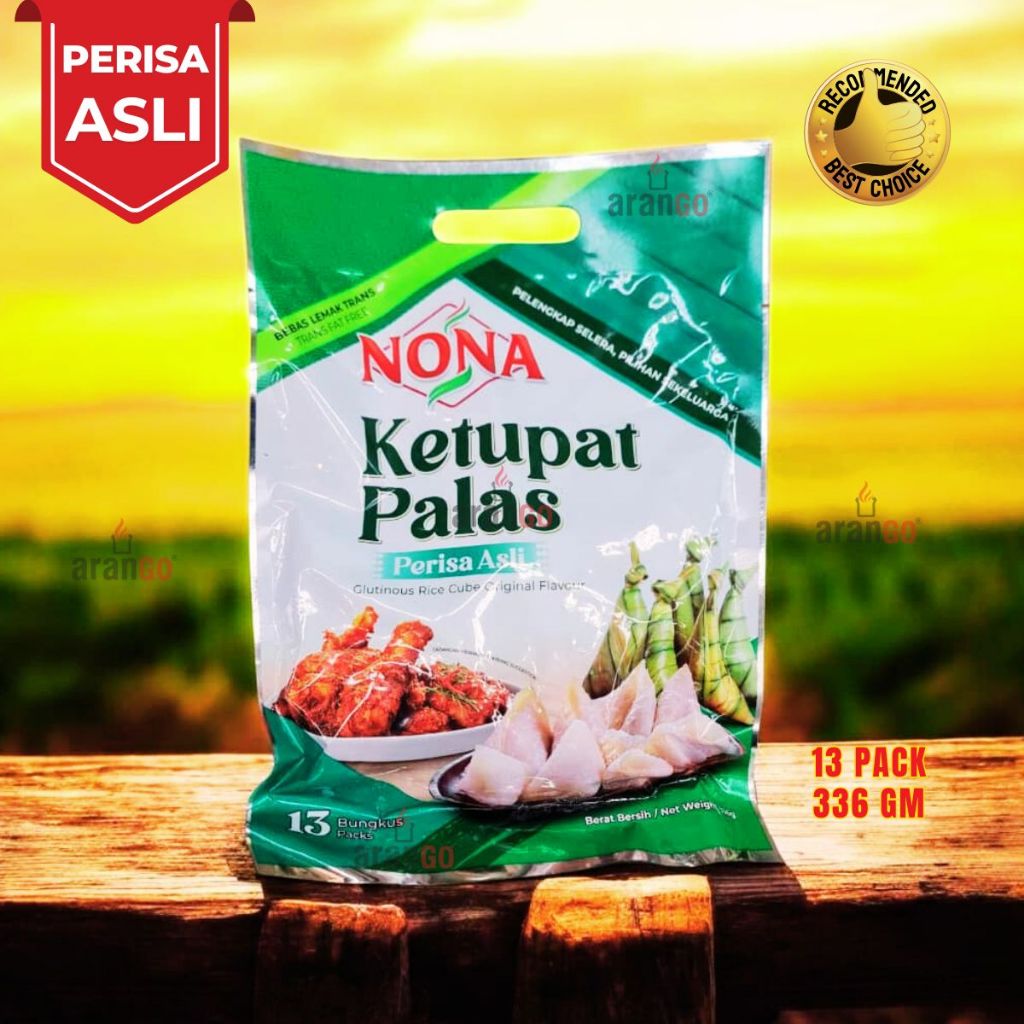 KETUPAT PALAS PERISA ASLI NONA 336G (13 PCS) | Shopee Malaysia