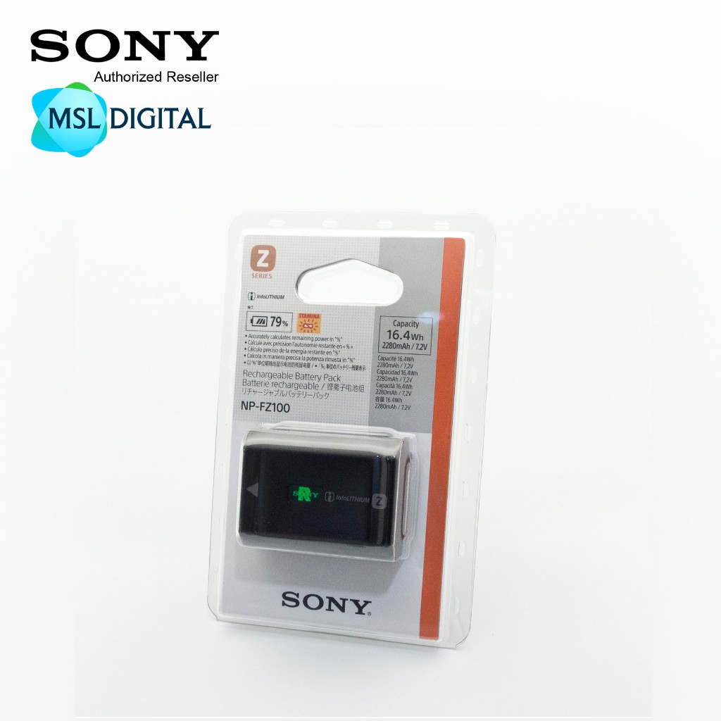 Sony NP-FZ100 Rechargeable Lithium-Ion Battery (2280mAh) | Shopee Malaysia