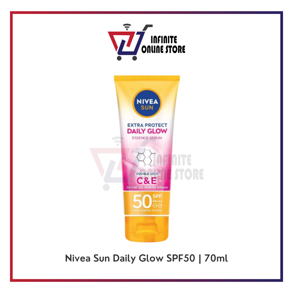 Nivea Sun Extra Protect Daily Glow SPF50PA+++ Body Sunscreen (70ml) | Shopee Malaysia