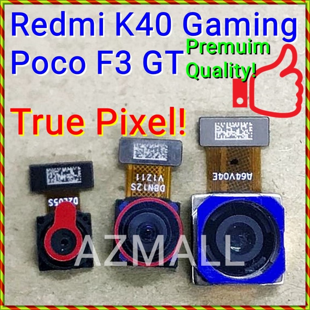 (64MP) NEW ORI Selfie Front /Back Rear Main Camera Lens Ribbon Redmi K40 Gaming M2012K10C / Poco ...