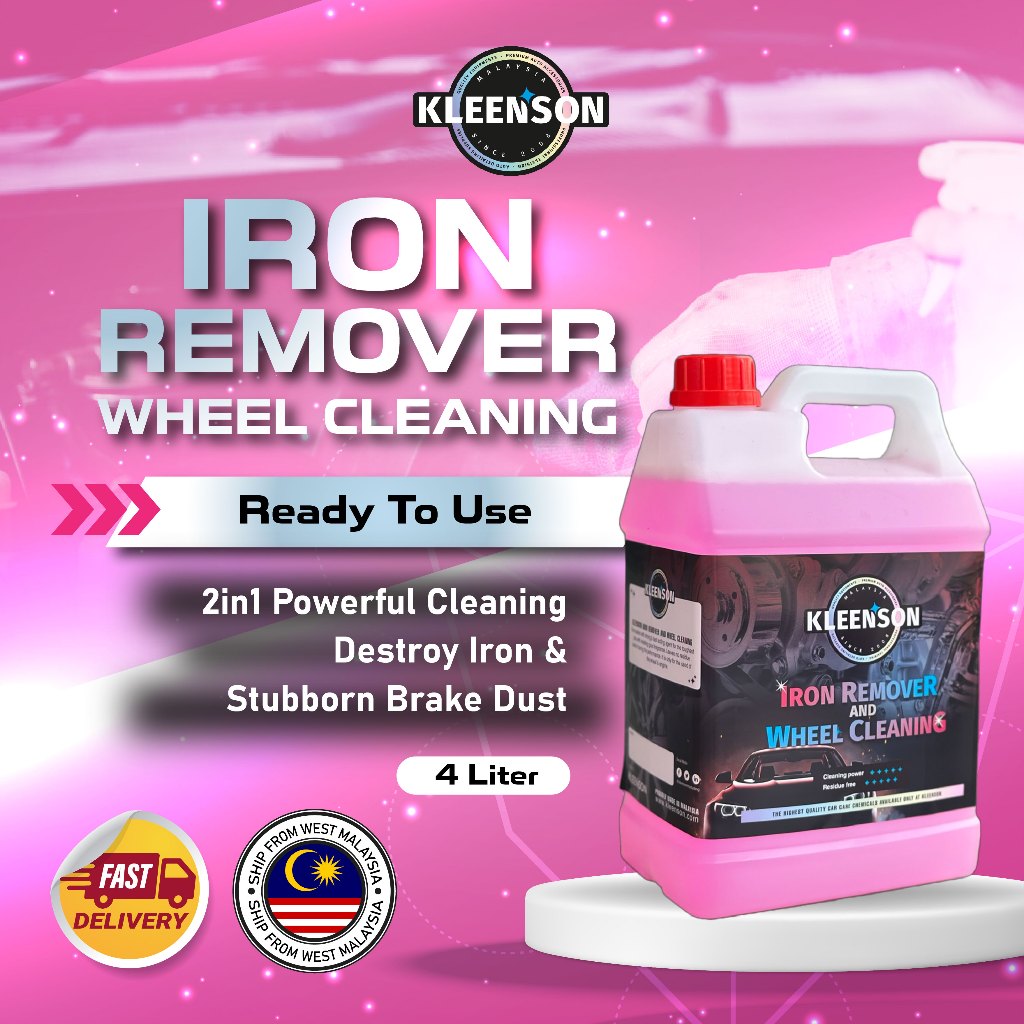 【Kleenson】Iron Remover and Wheel Cleaning 4L | Degreaser, Wheel Cleaner ...