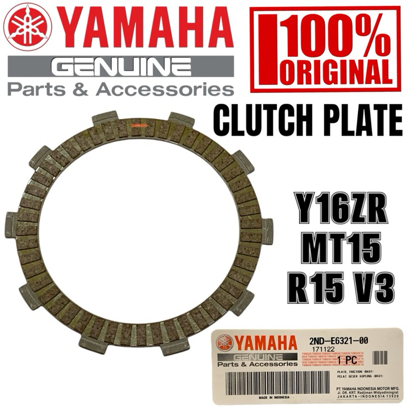🔥1PC!!! 100% ORIGINAL YAMAHA Y16ZR MT15 R15 V3 FRICTION CLUTCH DISC ...