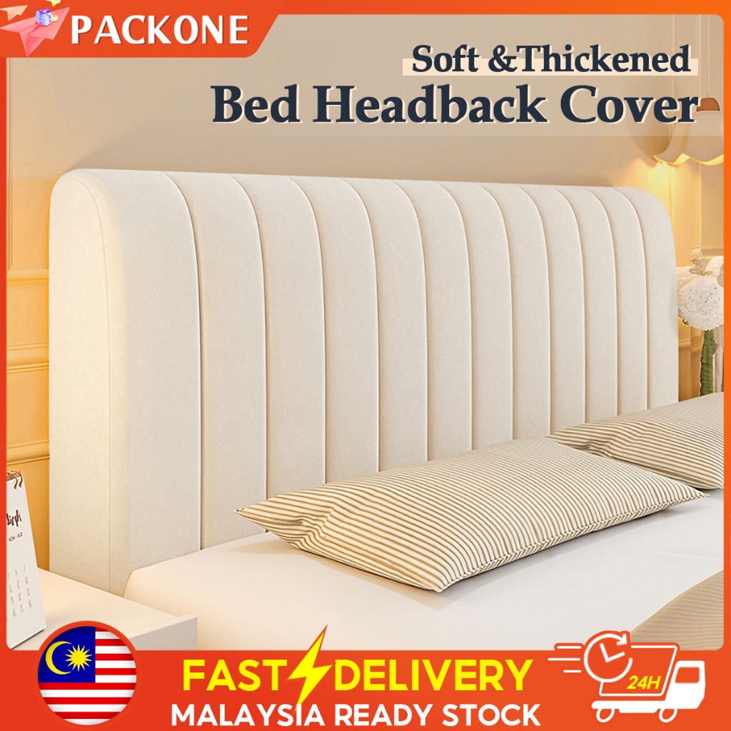 PACKONE Headboard cover Sarung Kepala Katil/Bed Head Cover Easy Wash ...