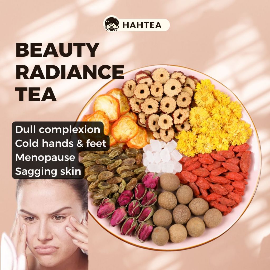 HAHTEA Beauty Radiance Tea Flower Fruit Herbal Tea Chrysanthemum Dried ...